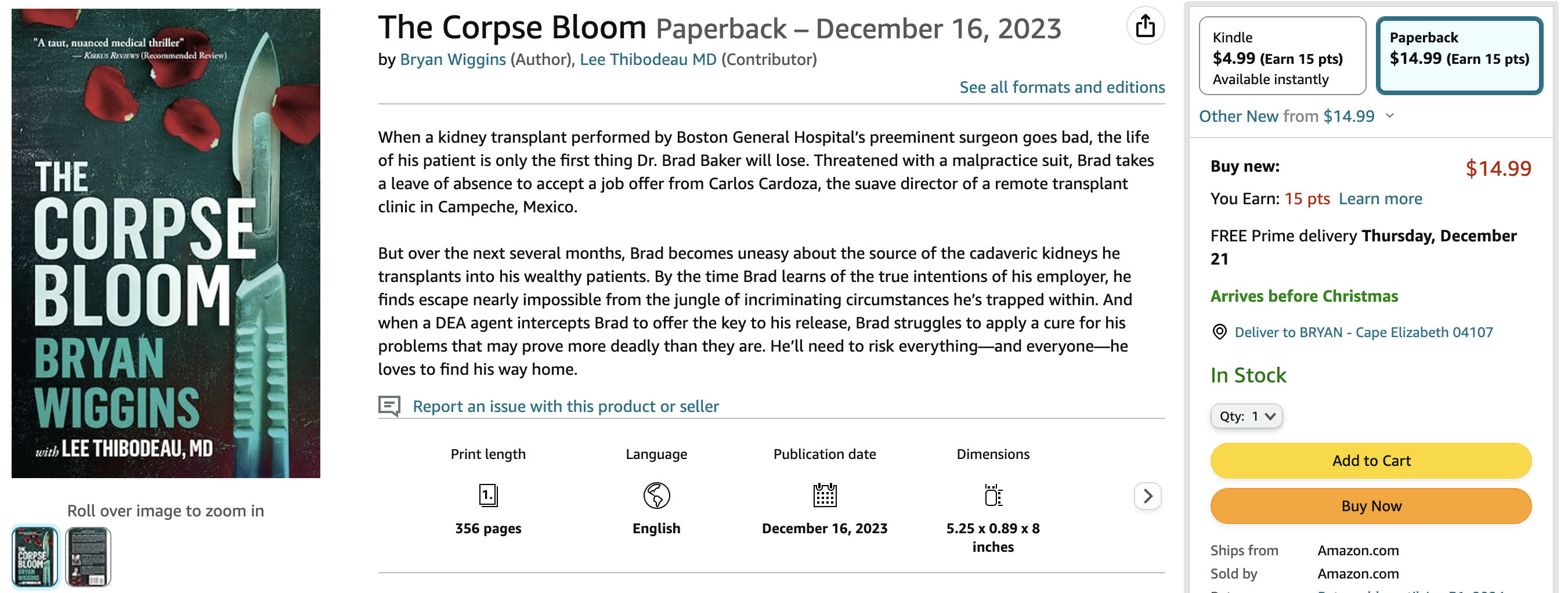 The Corpse Bloom is Live! – BRYAN WIGGINS