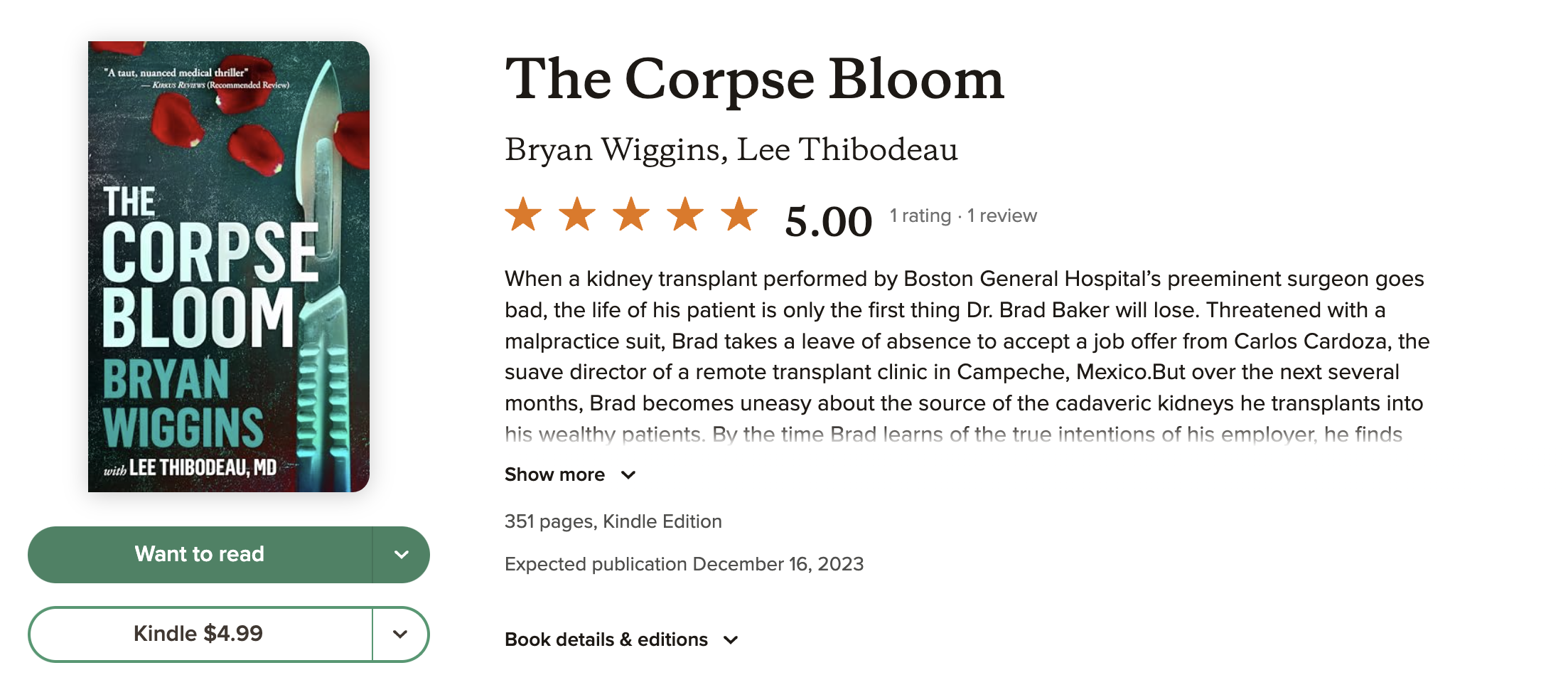 The Corpse Bloom is Live! – BRYAN WIGGINS